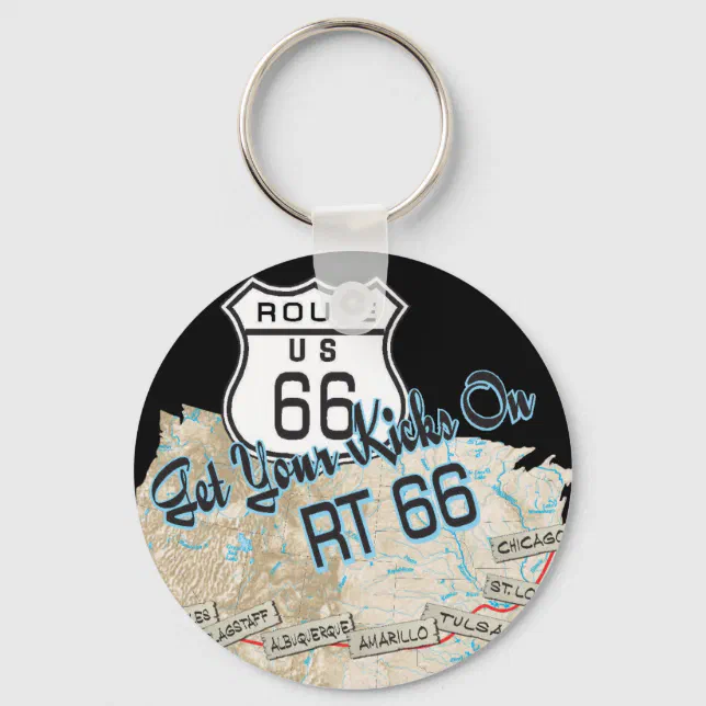 route 66 gifts keychain | Zazzle