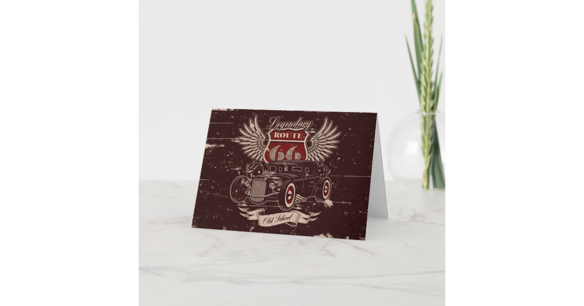 Route 66 Greeting Card | Zazzle