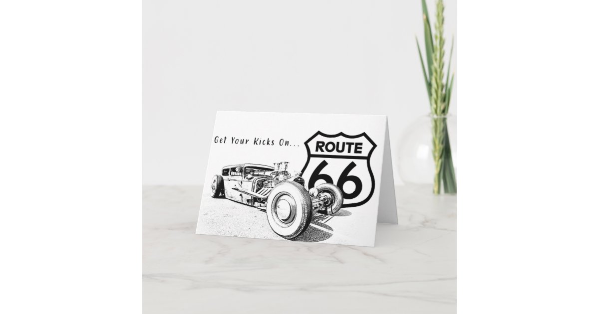 Route 66 Greeting Card | Zazzle
