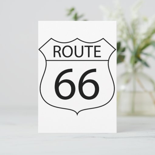 Route 66 Invitations | Zazzle
