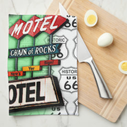 ROUTE 66 Kitchen, Bar or Bath TOWELS 2 | Zazzle