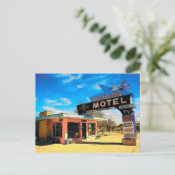 Route 66 Motel Postcard - Customized | Zazzle