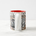 ***ROUTE 66 MUG*** LEGENDARY HIGHWAY Two-Tone COFFEE MUG | Zazzle