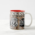 ***ROUTE 66 MUG*** LEGENDARY HIGHWAY Two-Tone COFFEE MUG | Zazzle