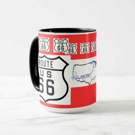 Route 66 Vintage Sign Gifts Mug | Zazzle