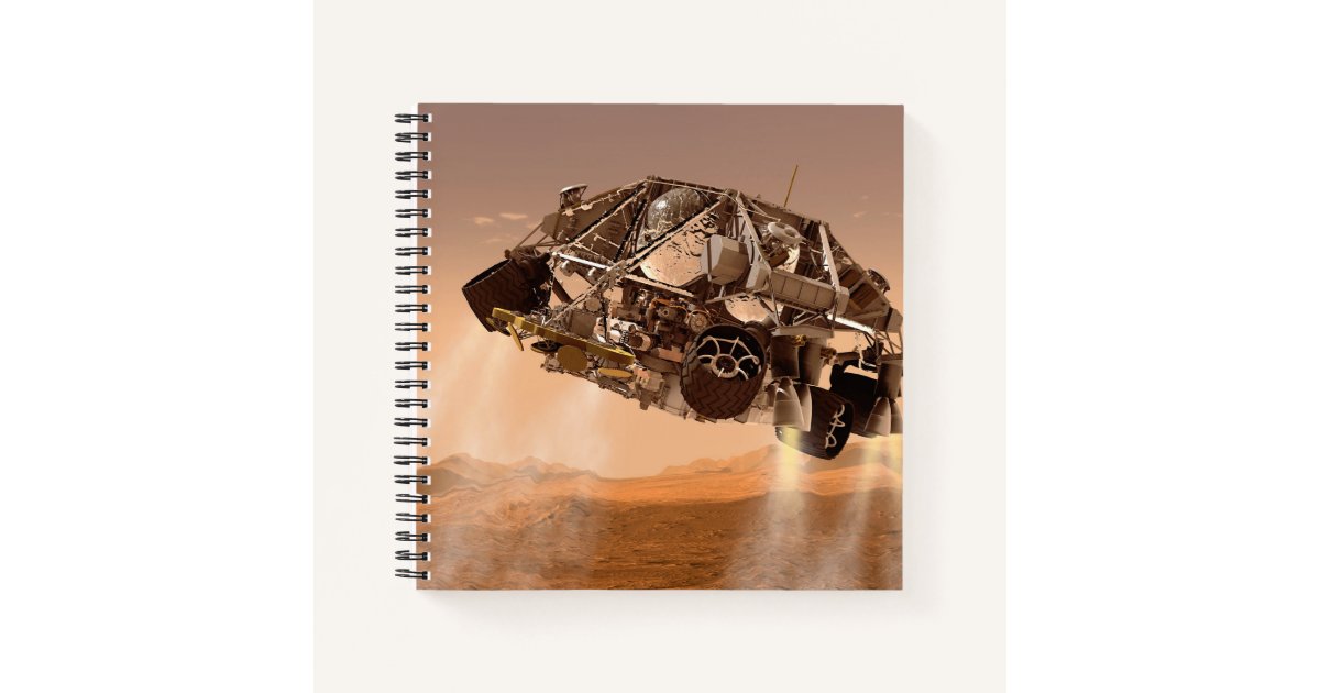 Rover & Descent Stage For Mars Science Laboratory Notebook | Zazzle