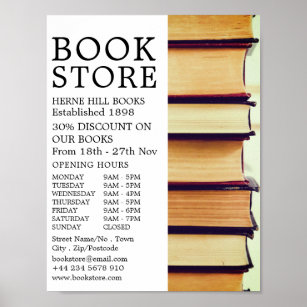 Book Advertisement Poster Project Examples