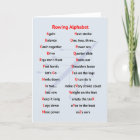 Rowing blue happy birthday card | Zazzle.com