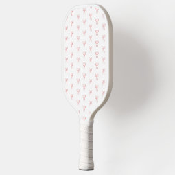 Rows of Bows in Pink Pickleball Paddle | Zazzle