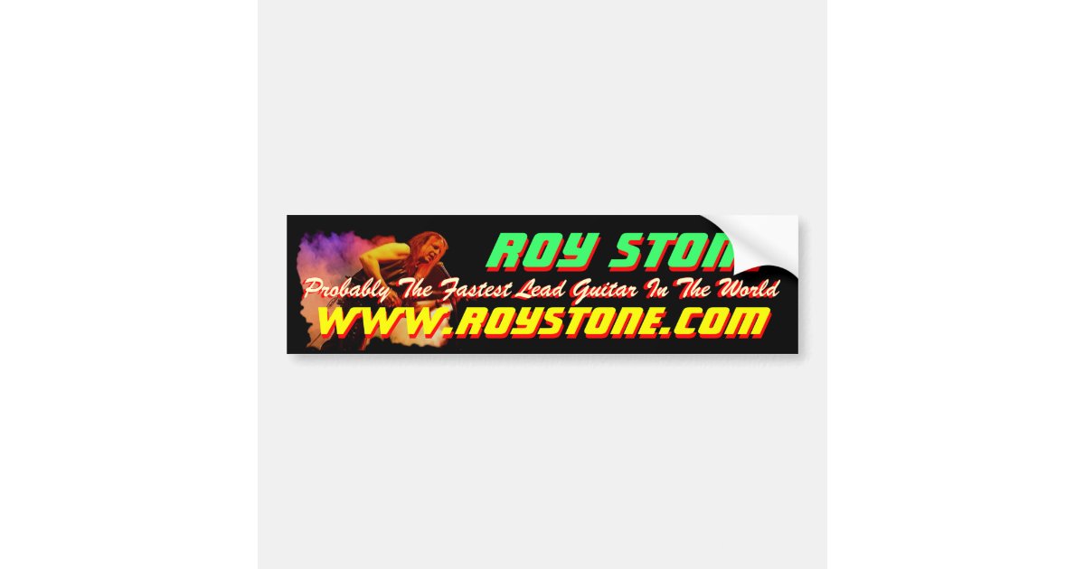 ROY STONE LIVE PIC STICKER | Zazzle