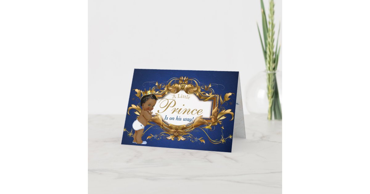 Royal African Prince Congratulations Card | Zazzle