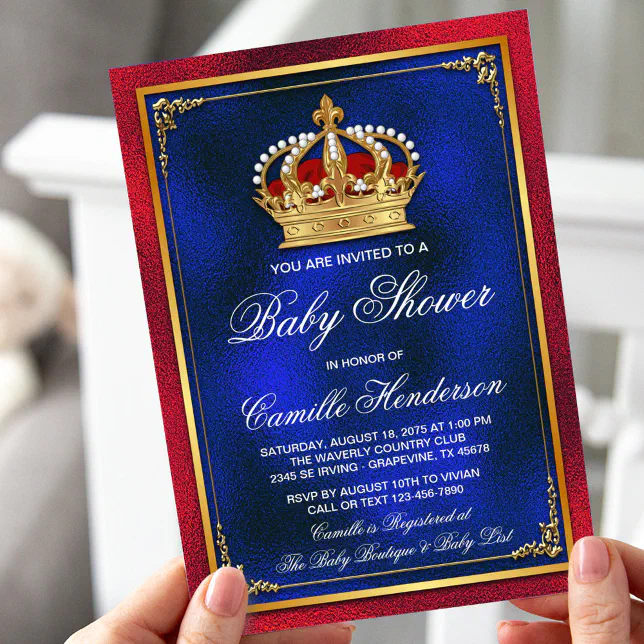 Royal Baby Shower Invitation | Zazzle