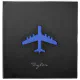 Royal Blue Airplane Napkin | Zazzle