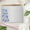 Royal Blue and Silver Envelope for 5x7 Sizes | Zazzle