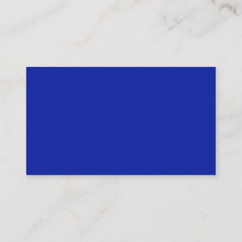 Royal Blue Business Card | Zazzle