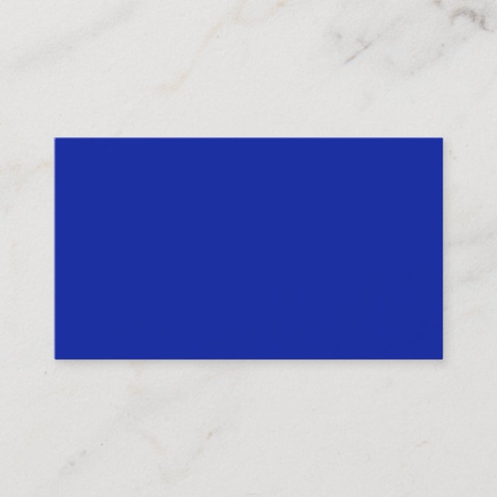 Royal Blue Business Card | Zazzle.com