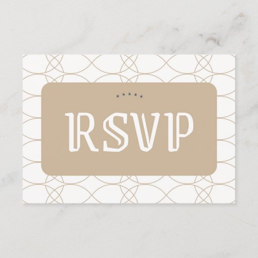 Royal Blue Classic Retro RSVP Enclosure Card | Zazzle