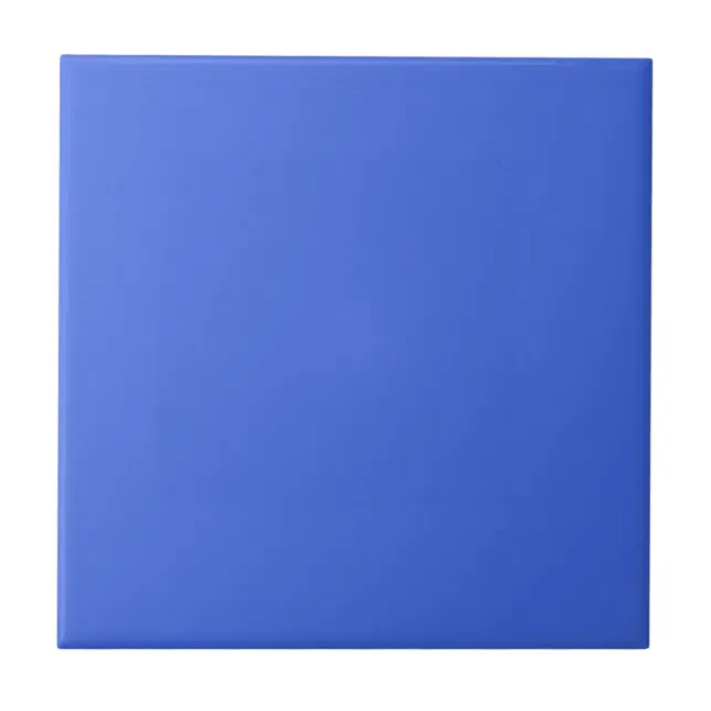 Royal Blue Color Tile | Zazzle