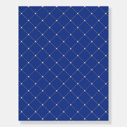 Royal Blue Crown Prince Birthday Party Welcome Foam Board | Zazzle