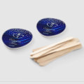 Royal Blue Diamonds/Hearts Wedding Hand Fan | Zazzle