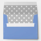 Royal Blue Elegant Silver Wedding Envelope | Zazzle.com