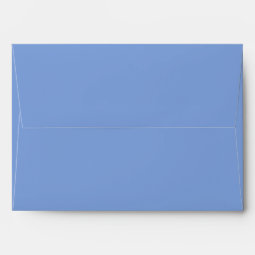 Royal Blue Envelope With Sky Blue Polka Dot Print | Zazzle