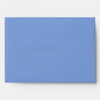 Royal Blue Envelope With Sky Blue Polka Dot Print | Zazzle