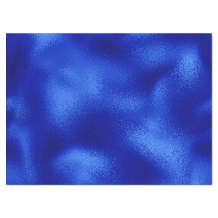 Royal Blue Foil Hanukkah Tissue Paper | Zazzle