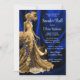 Royal Blue Gold Elegant Sneaker Ball Invitation | Zazzle