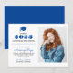 Royal Blue Grad Cap - Simple Photo Graduation Invitation | Zazzle