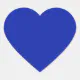 Royal Blue Heart Sticker | Zazzle