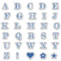 Royal Blue Letters | Monogram Alphabet Stickers | Zazzle