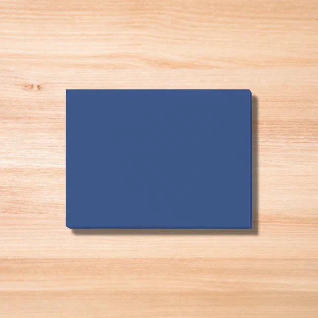 Royal Blue Solid Color Post-it Notes | Zazzle