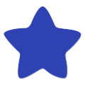 Royal Blue Star Sticker | Zazzle