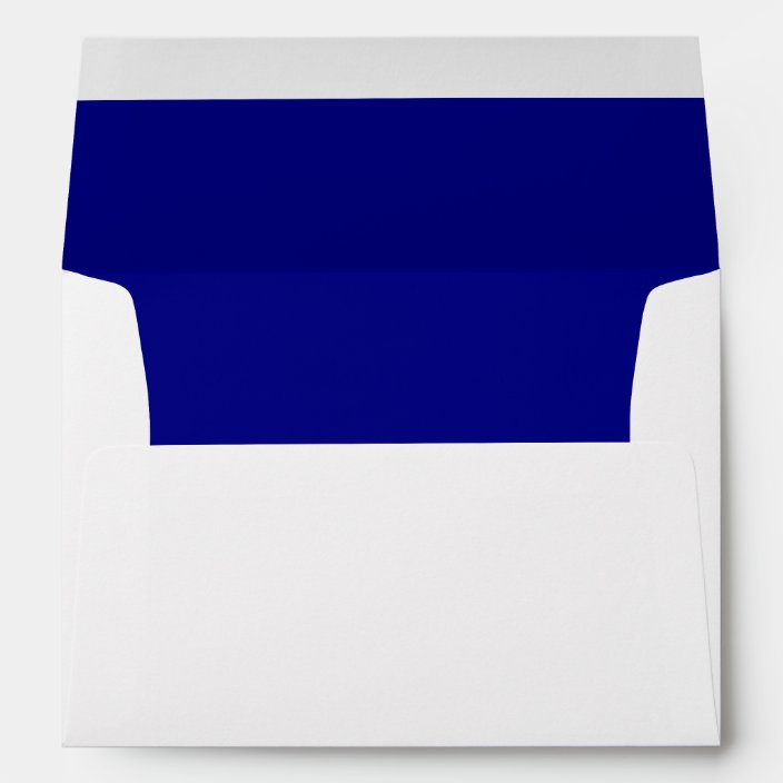 Royal Blue Trim - Envelope | Zazzle.com