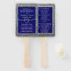 Royal Blue Wedding Hand Fan | Zazzle
