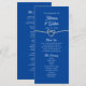 Royal Blue Wedding Program | Zazzle