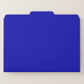 Royal blue white monogram initials name file folder | Zazzle