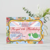 Royal British Birthday Party Invitation | Zazzle