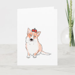 Royal corgi card | Zazzle