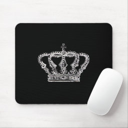 Royal Crown [Dark] Mouse Pad | Zazzle