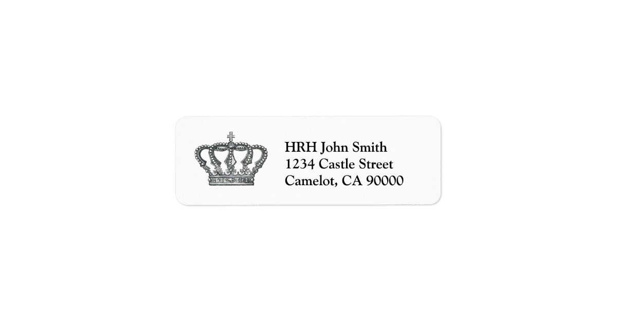 Royal Crown Labels | Zazzle