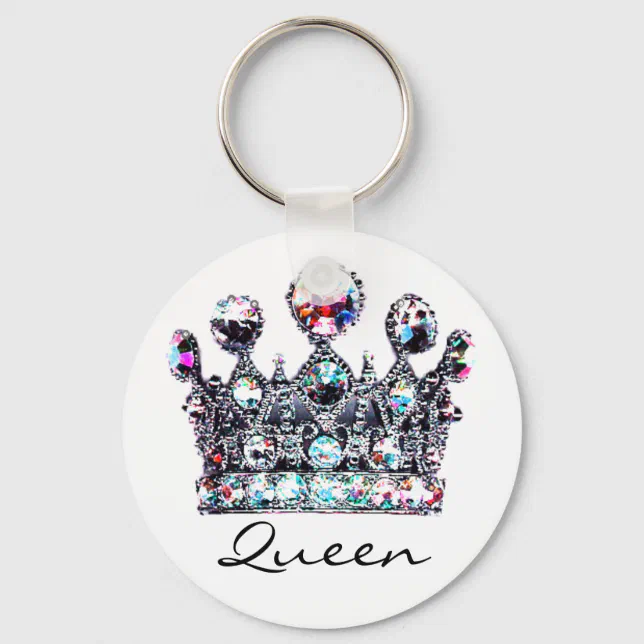 Royal Crown Queen keychains | Zazzle