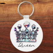 Royal Crown Queen keychains | Zazzle