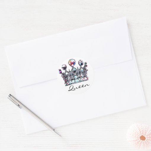 Royal Crown Queen stickers | Zazzle