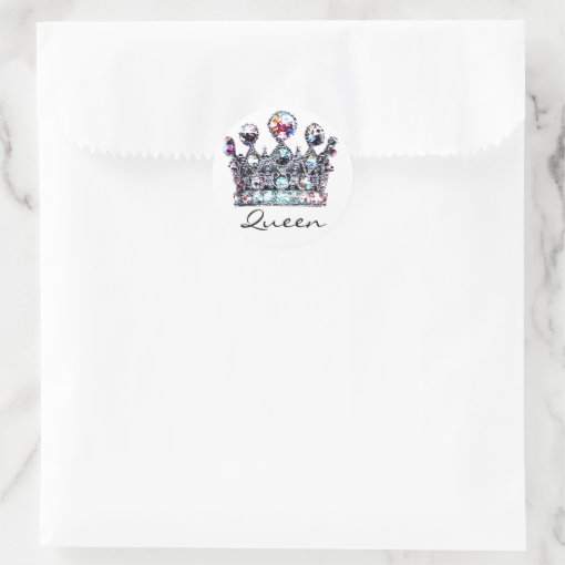 Royal Crown Queen stickers | Zazzle