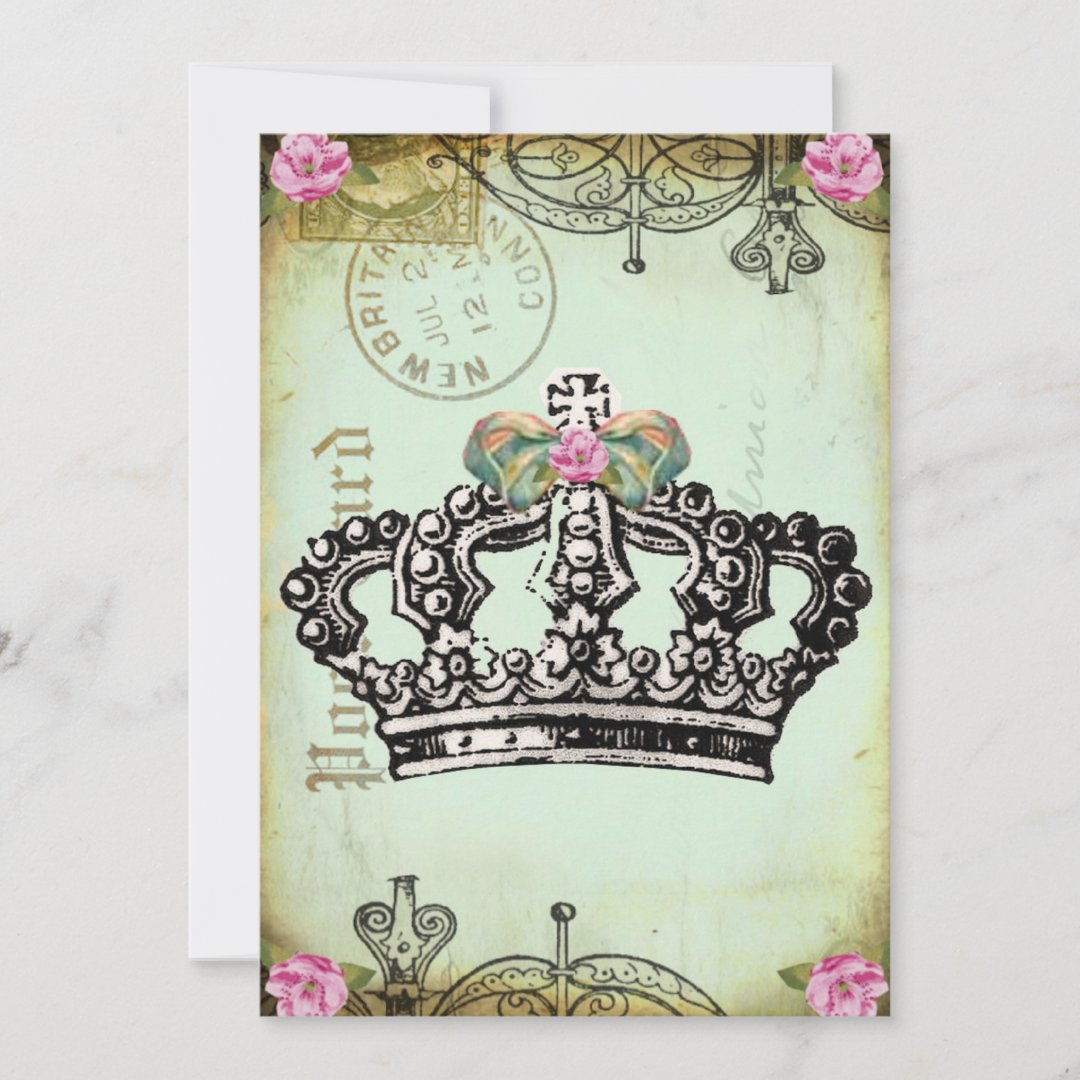 RoYaL CRoWN ReGaL iNViTaTioNs | Zazzle