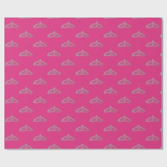 Royal Elegant Little Princess Tiara Wrapping Paper | Zazzle