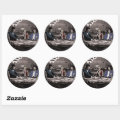 Royal Flush Classic Round Sticker | Zazzle