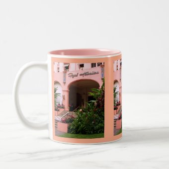 Royal Hawaiian Hotel Two-Tone Coffee Mug | Zazzle